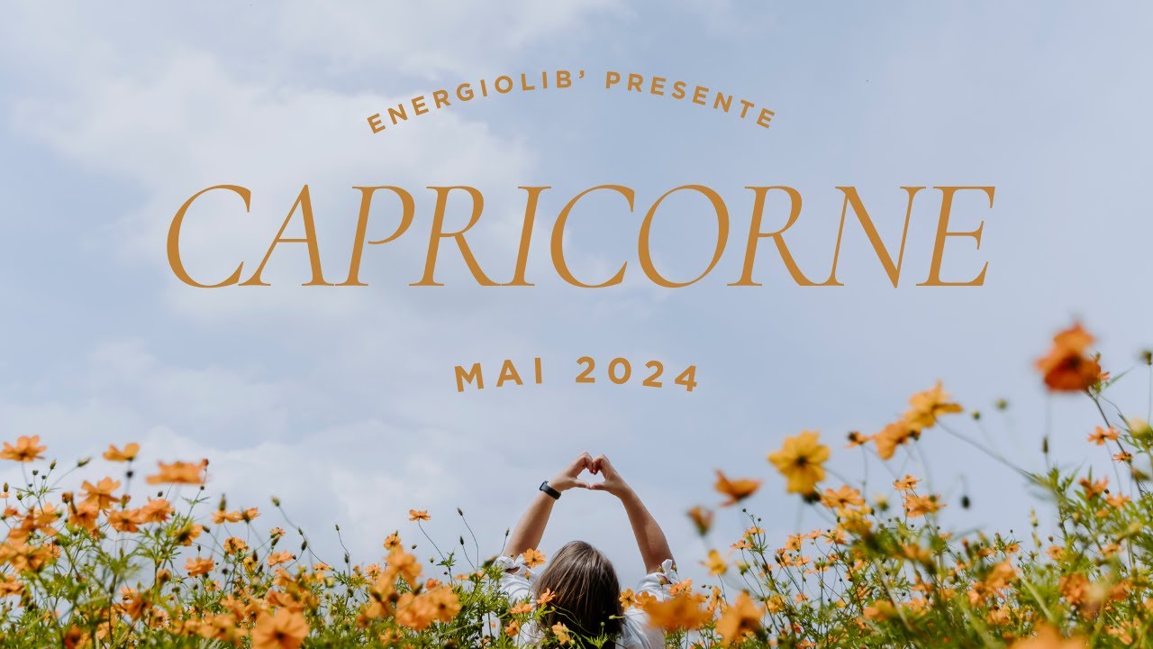 GUIDANCE♑CAPRICORNE ️‍🔥MAI 2024🌺Acceptez les autres tels qu'ils sont et ...