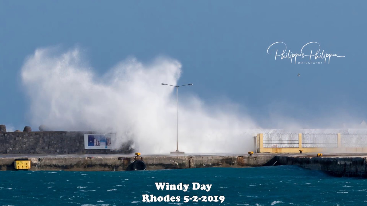 Windy Day Rhodes 5-2-19 - YouTube
