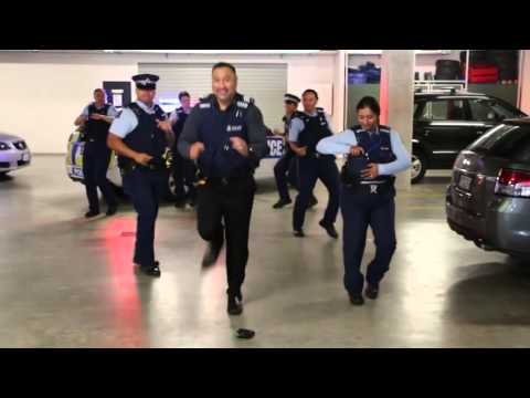 New Zealand Police Running Man Challenge #runningmanchallenge