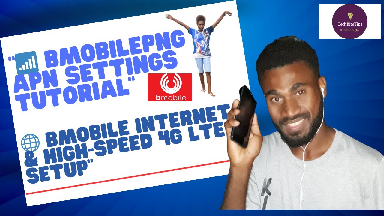 How to Setup your BMobile PNG Access Point Name and high-speed 4G LTE - YouTube