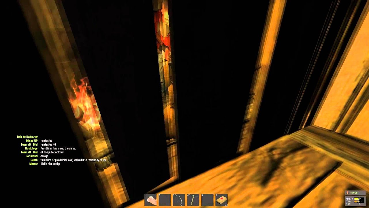 Rust - pick axe strong, and they are hackusing me - YouTube