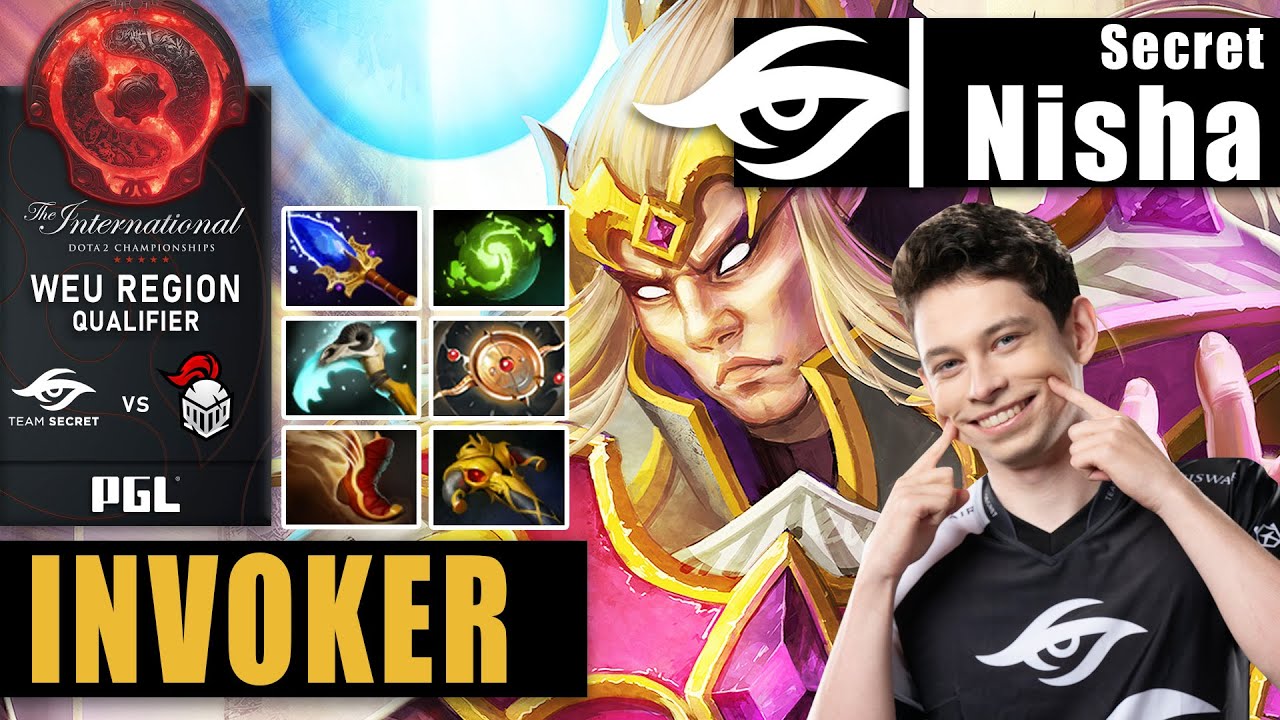 SECRET vs ITB | NISHA WANTS TO ENTER TI 11 | NISHA INVOKER FAST HAND ...