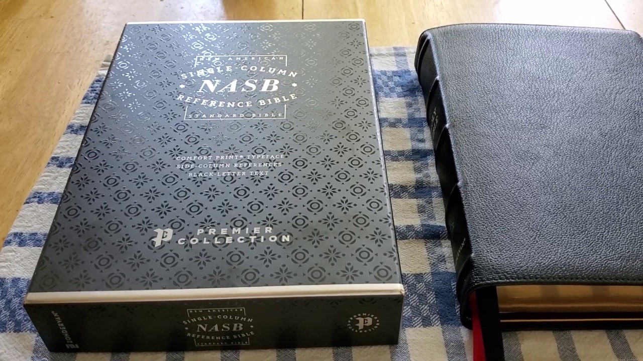 Zondervan Priemer Collection NASB Single Column Reference Bible. - YouTube