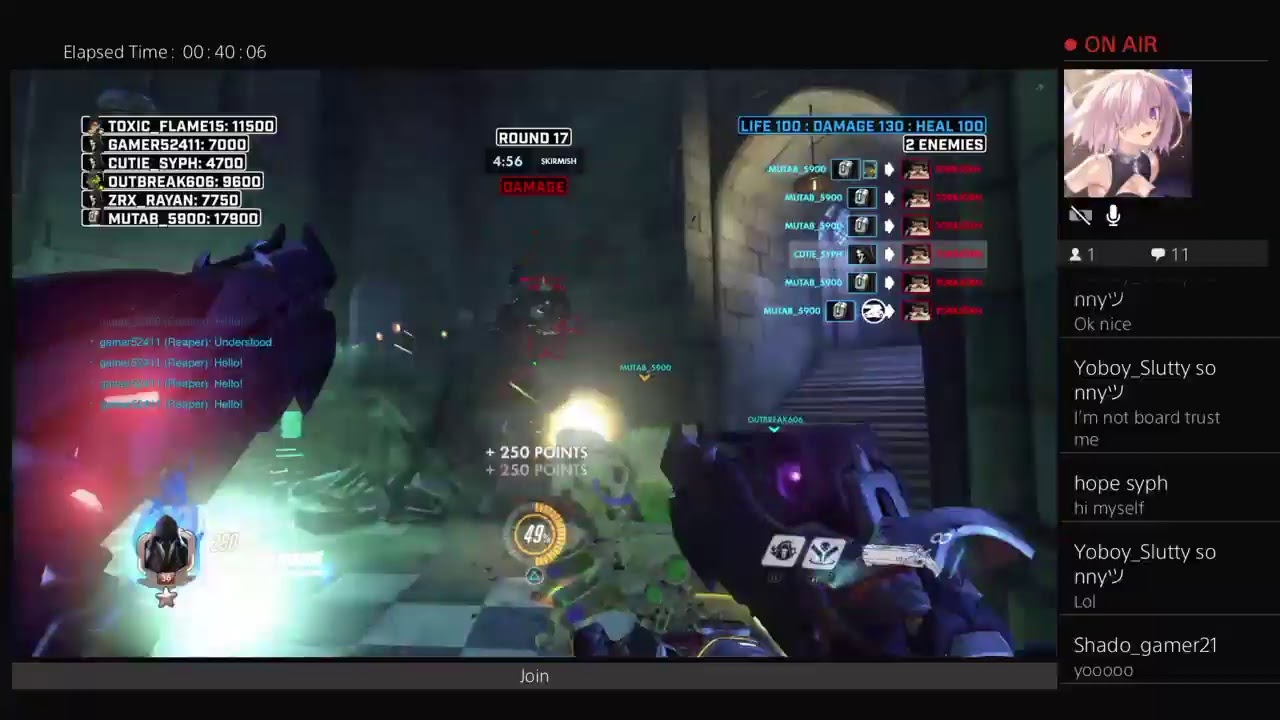 Overwatch with toxic flame - YouTube