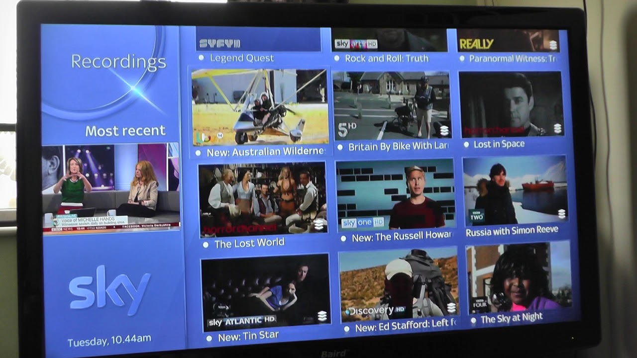 The what's on my new Sky q planner since I have had it part 1 2017 ...