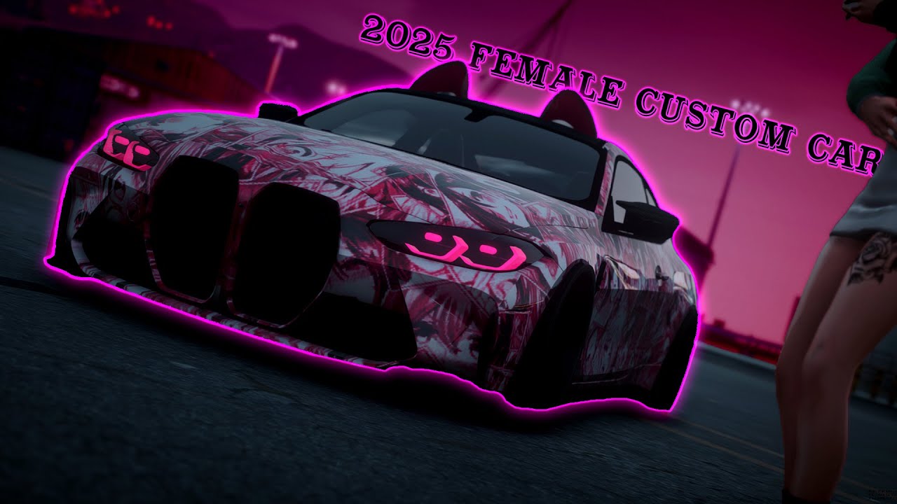 2025 FEMALE CUSTOM KITTY CAR || Fivem RP || #shorts #gta5 - YouTube