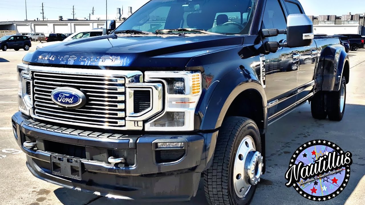 Ford F450 Platinum Super Duty 6.7 Power Stroke V8 Diesel Antimatter ...