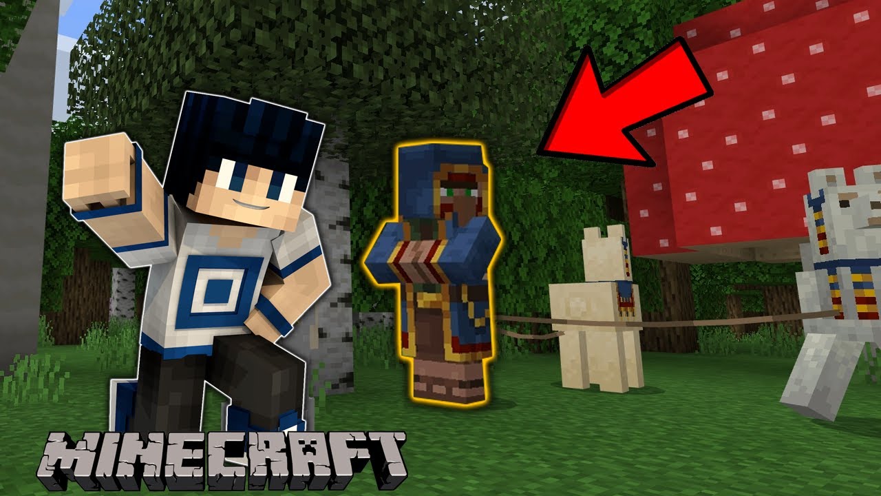 FINDING The WANDERING VILLAGER! - (Minecraft Let's Play Ep.4) - YouTube