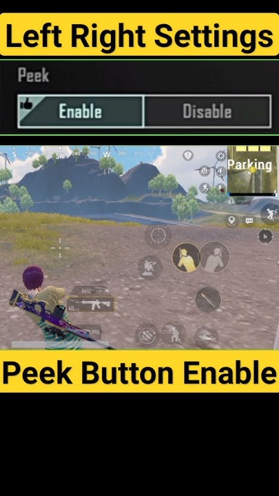 HOW TO ENABLE PEEK IN BGMI & PUBG MOBILE🔥 Left Right settings #fiazfxgaming #pubg #bgmi #shorts ...