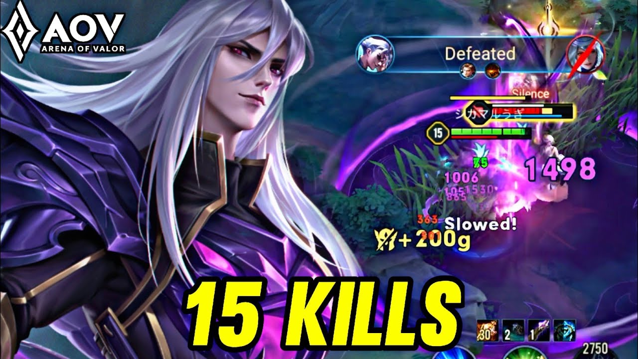 AOV : PAINE GAMEPLAY | 15 KILLS - ARENA OF VALOR LIÊNQUÂNMOBILE ROV ...