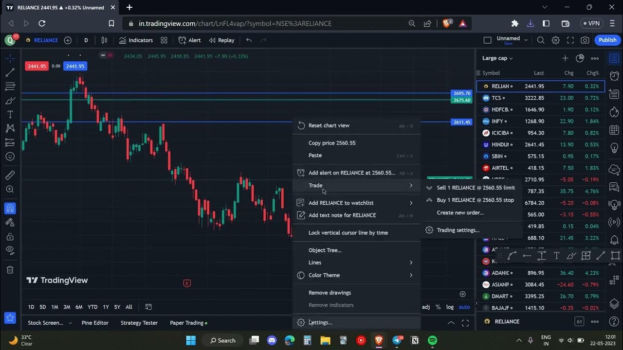 How To Change Line Style of Crosshair Cursor in TradingView (2023 ...