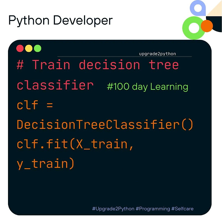 Problem_5: Implement a decision tree classifier using Scikit-learn.#upgrade2python #ai #coding # ...