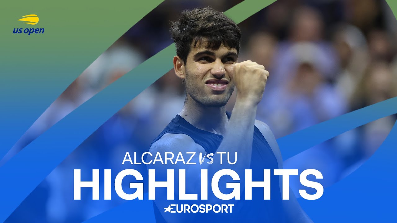 Carlos Alcaraz vs Li Tu | Round 1 | US Open 2024 Highlights 🇺🇸 - YouTube