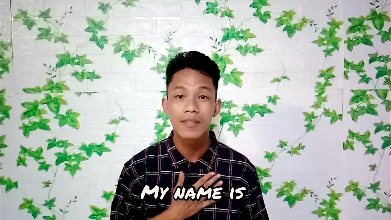 Introducing yourself using Sign Language - YouTube