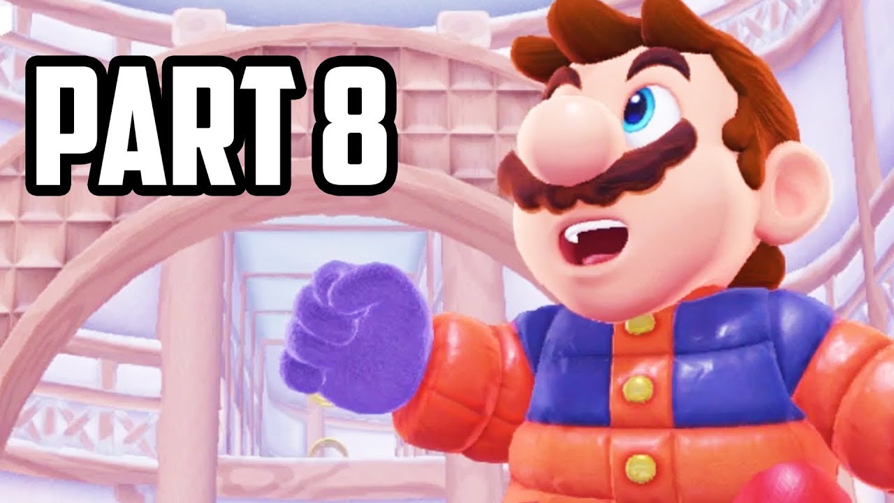 Super Mario Odyssey Walkthrough Gameplay Part 8 - Snow Kingdom - FULL ...