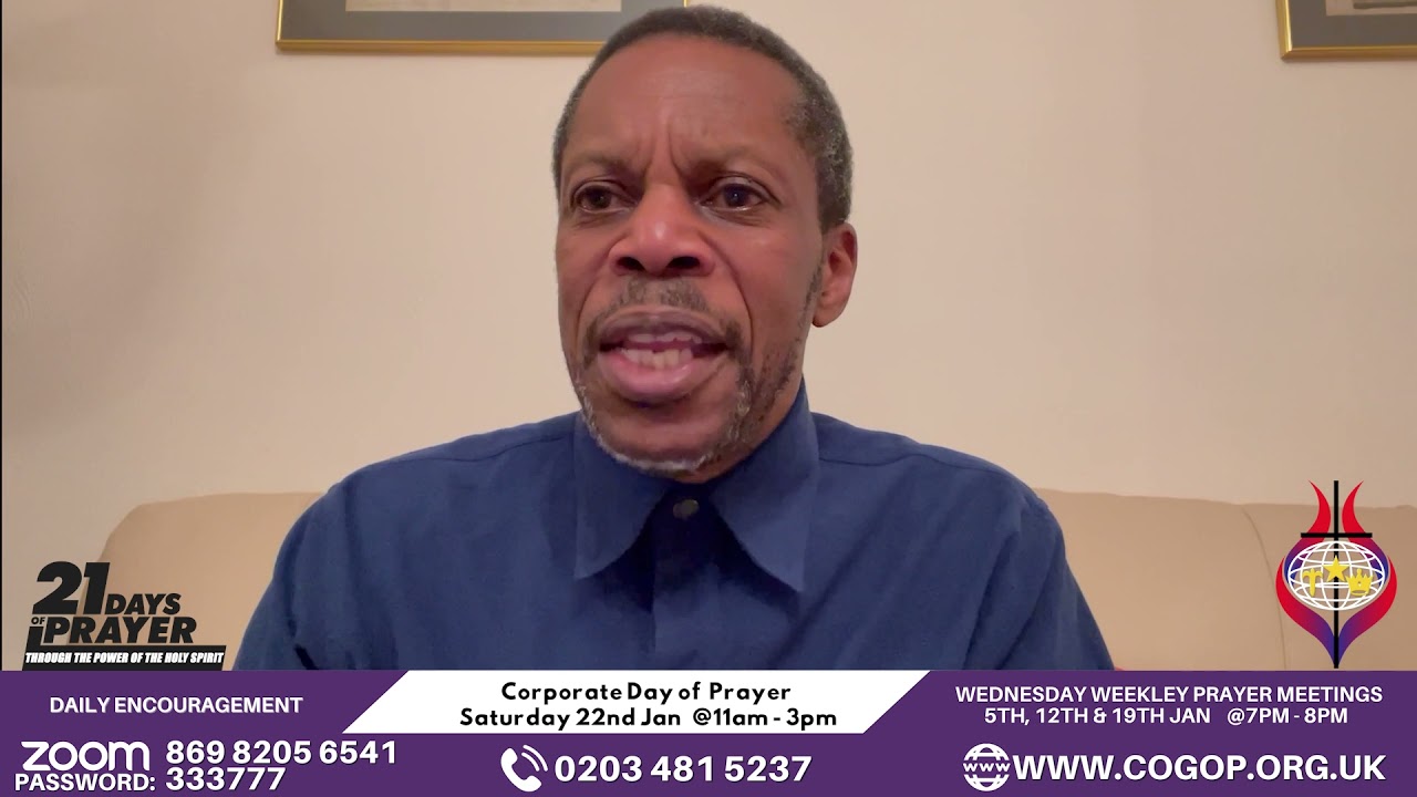 Bishop Basil Richards daily word of encouragement, 5 January 2022 - YouTube