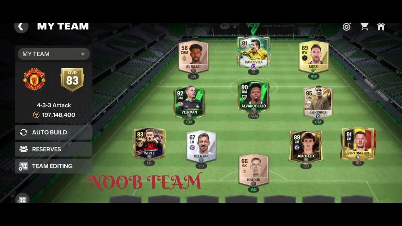 Noob vs Hard team fc mobile - YouTube
