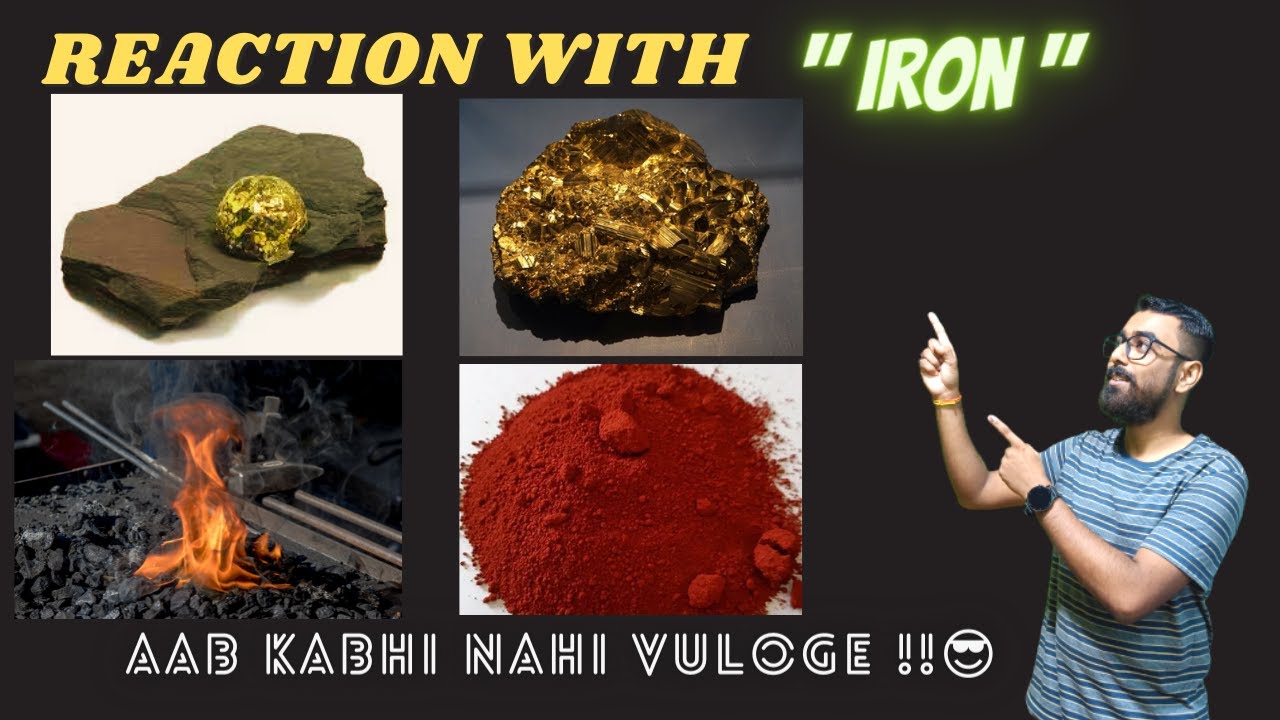 Reaction of Iron and its compound | Iron Oxide formula Fe2o3 Fe3o4 ...