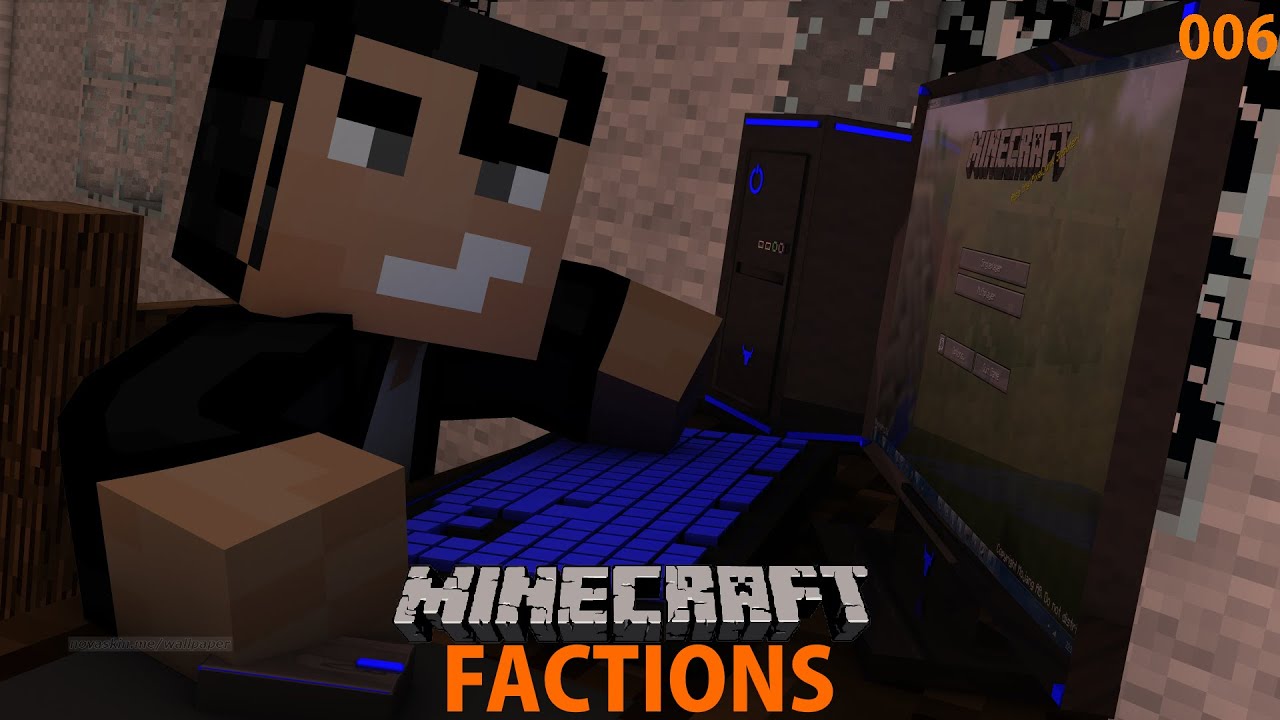 Minecraft FACTIONS Episode 6 - Cow Farm Raid - YouTube