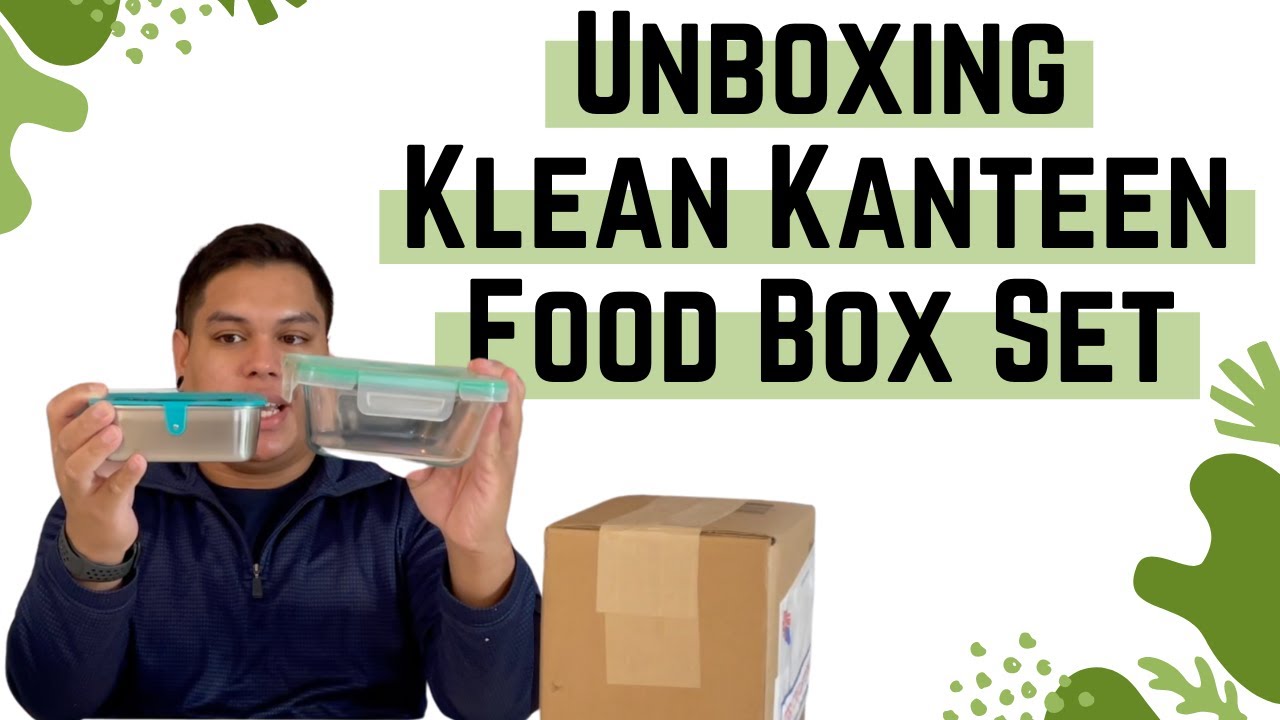 Klean Kanteen Food Box Set Unboxing, First Impressions, and Snapware ...