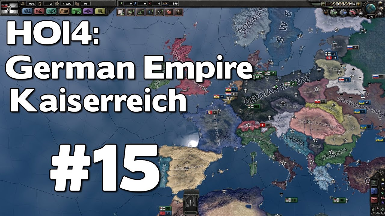 Let’s Play HOI4 German Empire (Hearts of Iron 4 Kaiserreich Mod ...
