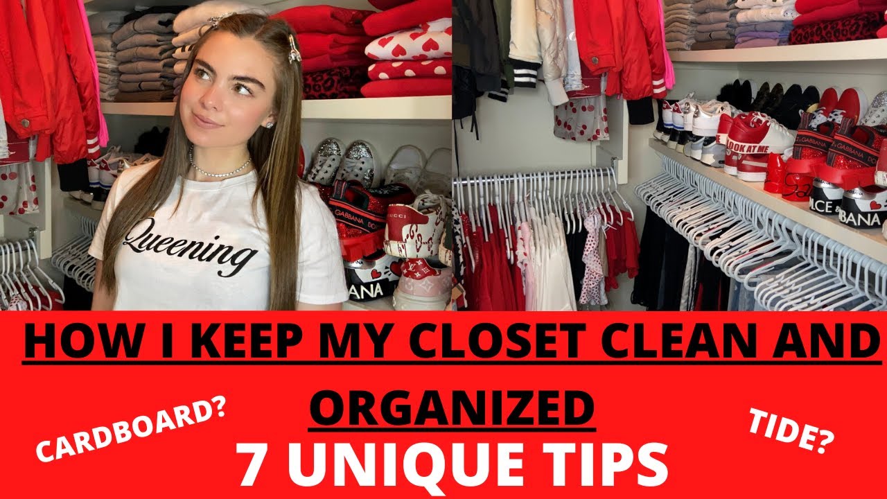 HOW I KEEP MY CLOSET CLEAN AND ORGANIZED *7 EXTREMELY USEFUL AND UNIQUE ...