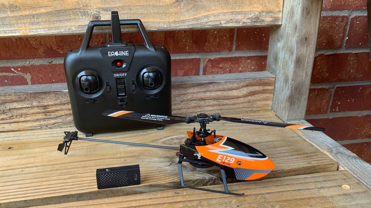 Eachine E129 Helicopter Indoor Flight - YouTube