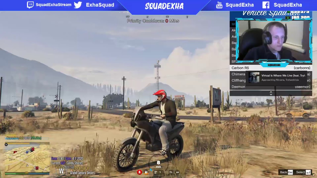 GTA ROLEPLAY STREAM | OutLaw RP | vMenu | Player Menu | Custom Cars ...