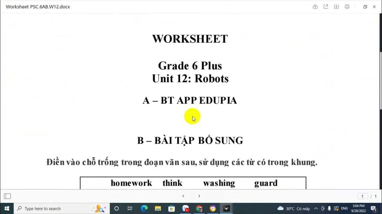 Cẩm nang học tập tại Edupia Tutor - YouTube