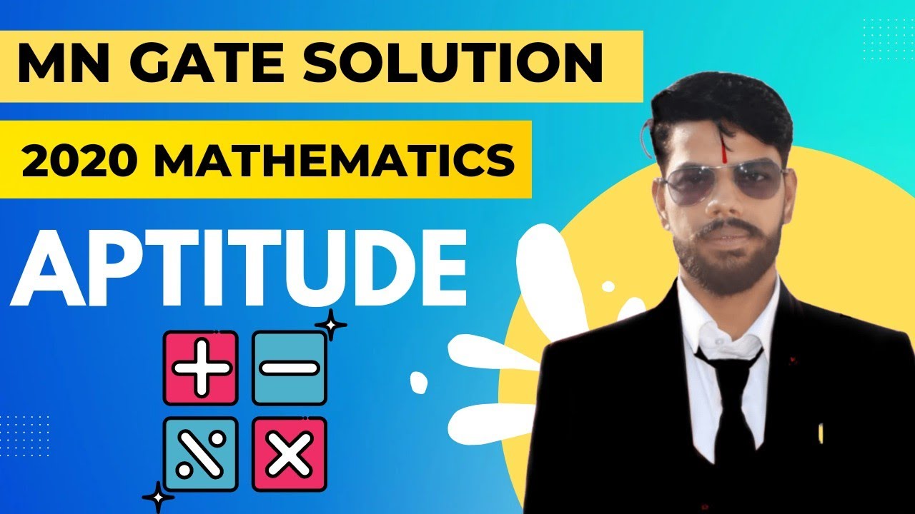 #MN #Gate #General Aptitude 2020 Complete Solution - YouTube