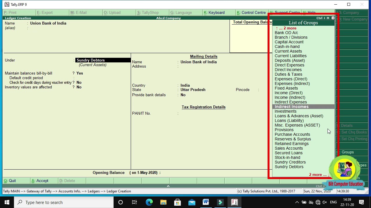 How To Create A Single Ledger In Tally Erp9 Difference Between Single Ledger And Multiple How To Create A Single Ledger In Tally Erp9 Difference Between Single Ledger And Multiple