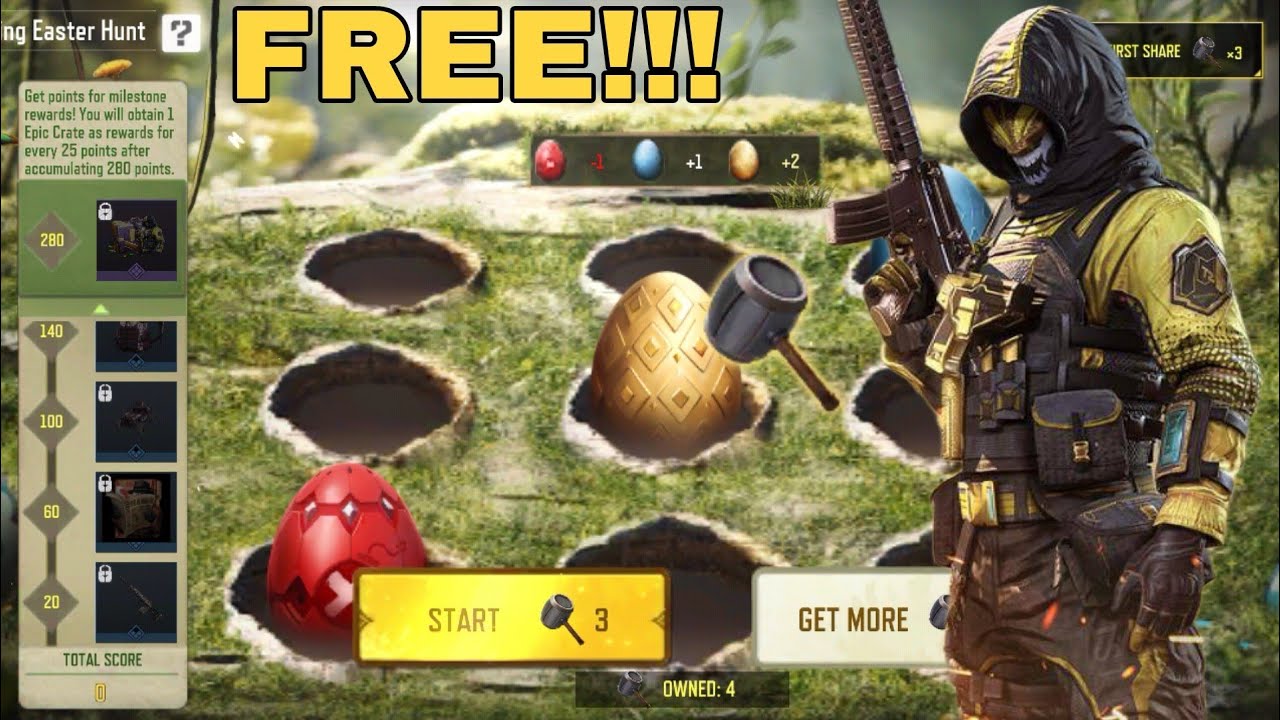 How to Get FREE Merc 5 - Going Gold in Spring Easter Hunt Event | COD ...