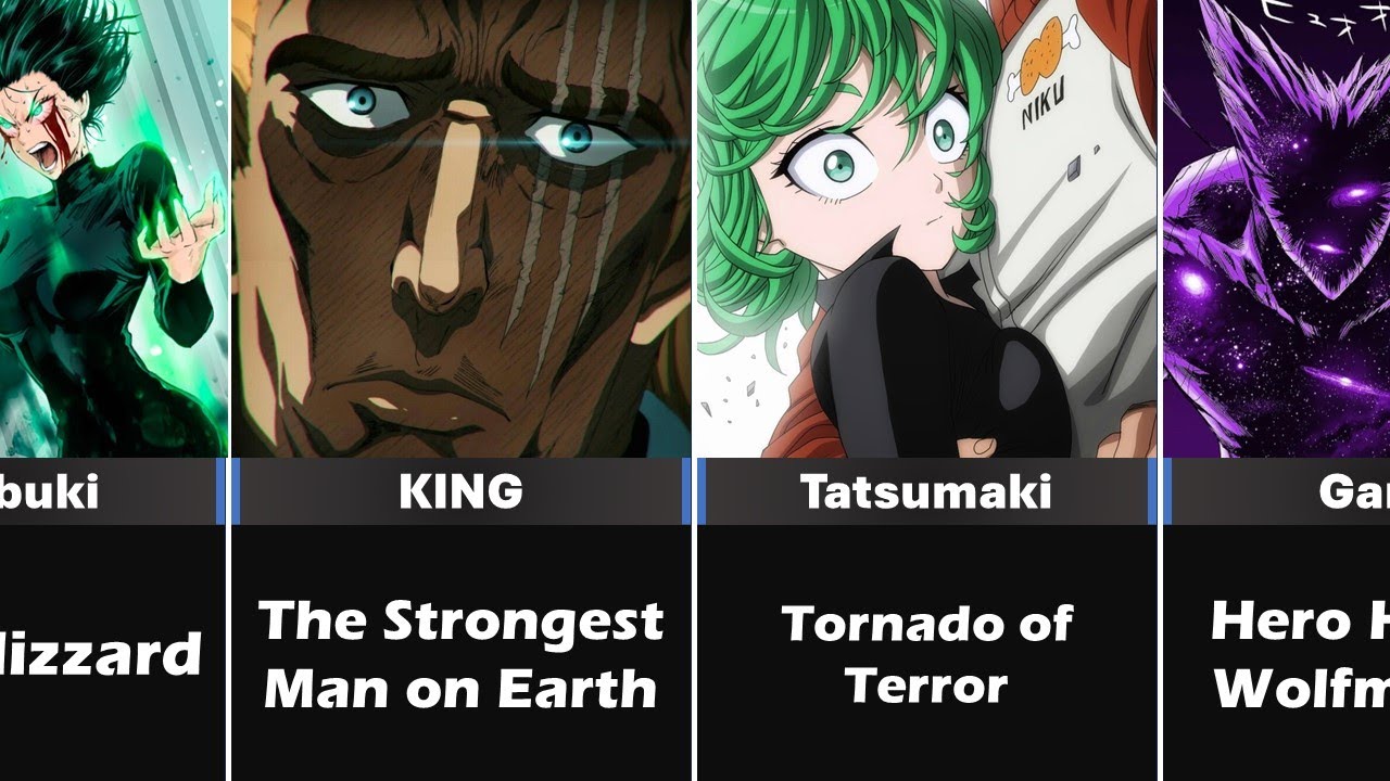 One Punch Man Characters Nicknames - YouTube
