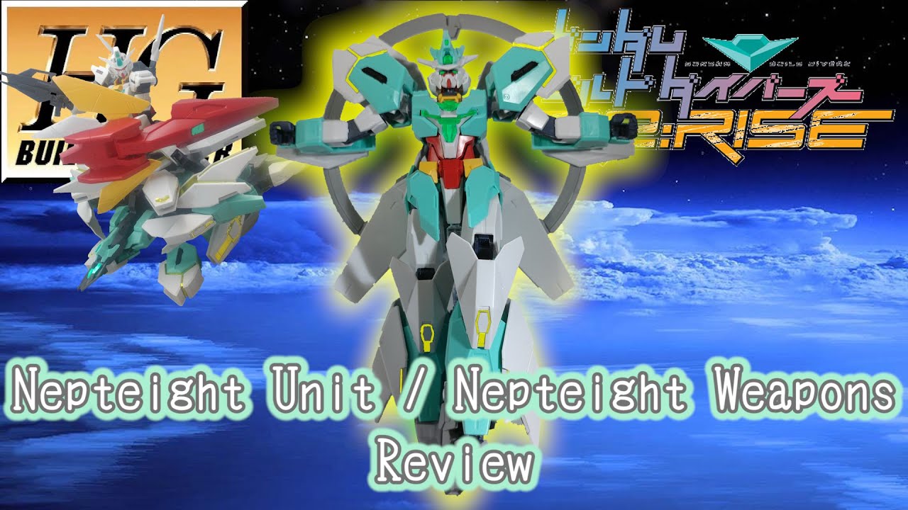 HG Nepteight Unit & Nepteight Weapons Review | Gundam Build Divers Re ...