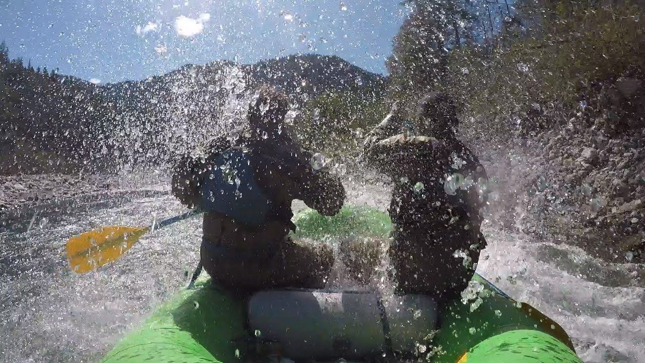 Whitewater Rafting the Lower Cal-Salmon- First run in the RMR Storm ...
