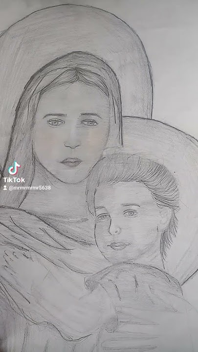محلاقي يا مريم محلاقي حملتي النور على احشاءي رسم السيدة العذراء Youtube