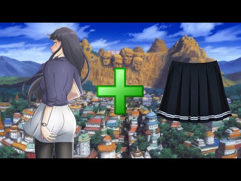 Naruto characters in skirt