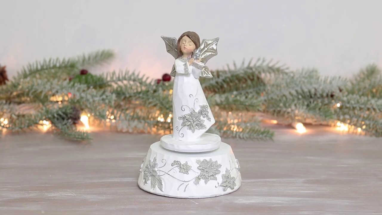 10924 Gracious Angel Musical Figurine - YouTube