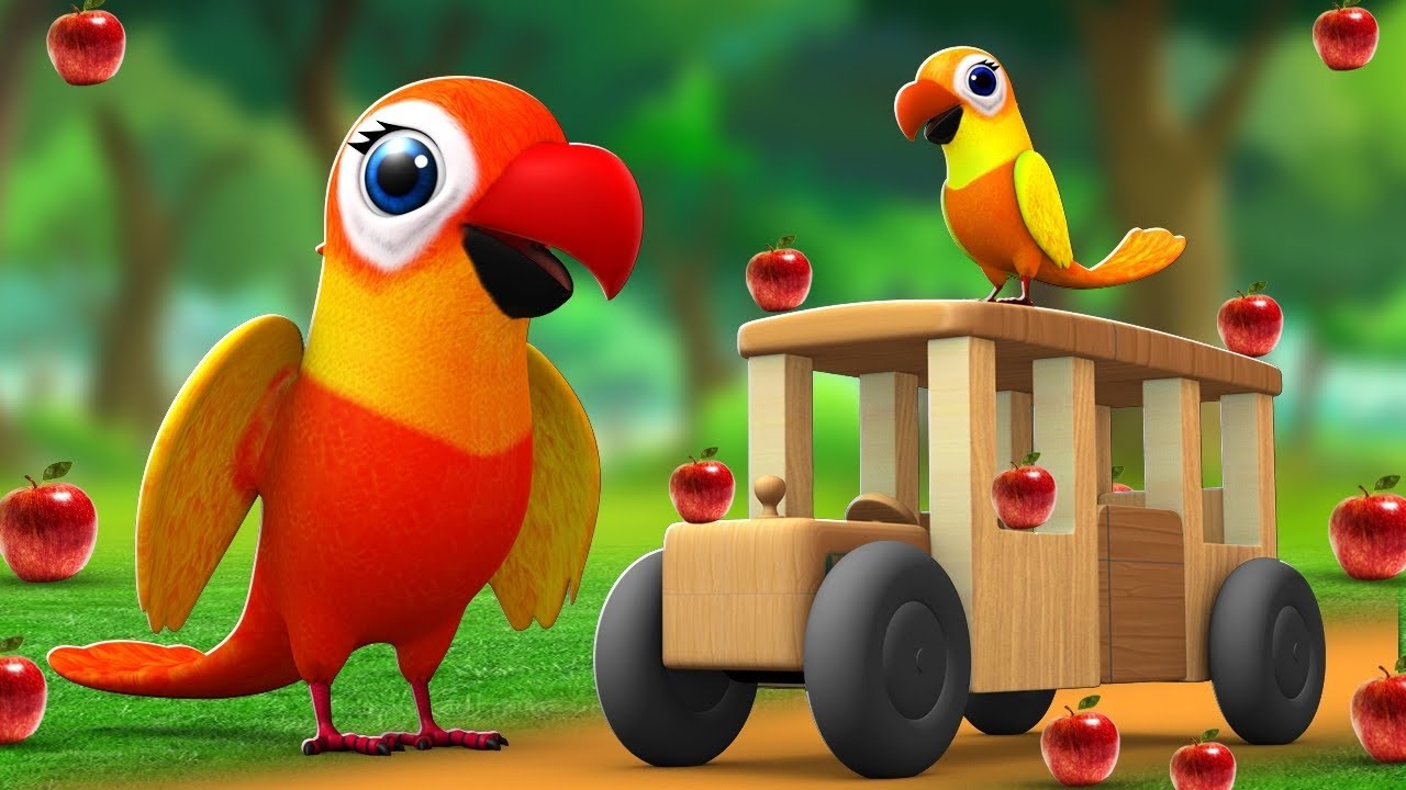 Chitti Chilakamma - చిట్టి చిలకమ్మా - Parrots 3D Animation Telugu ...