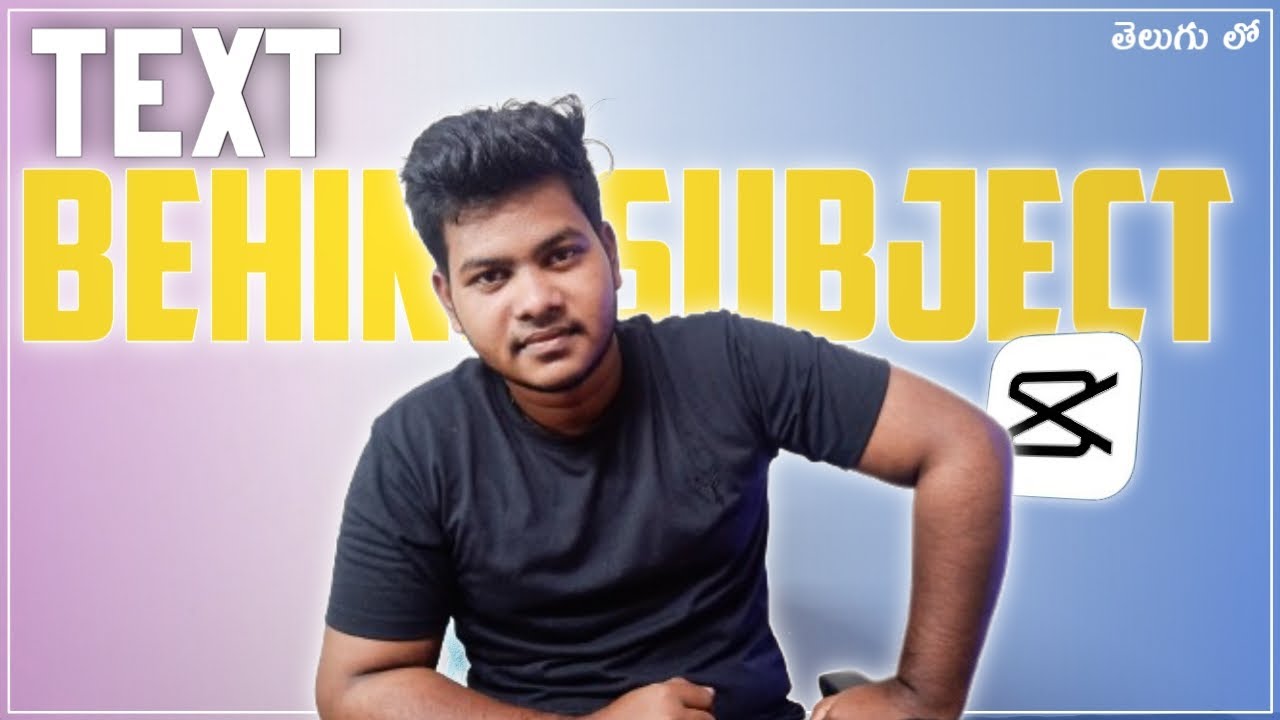 Text Behind Subject/Object || SS Creations #capcut #mobiledting - YouTube