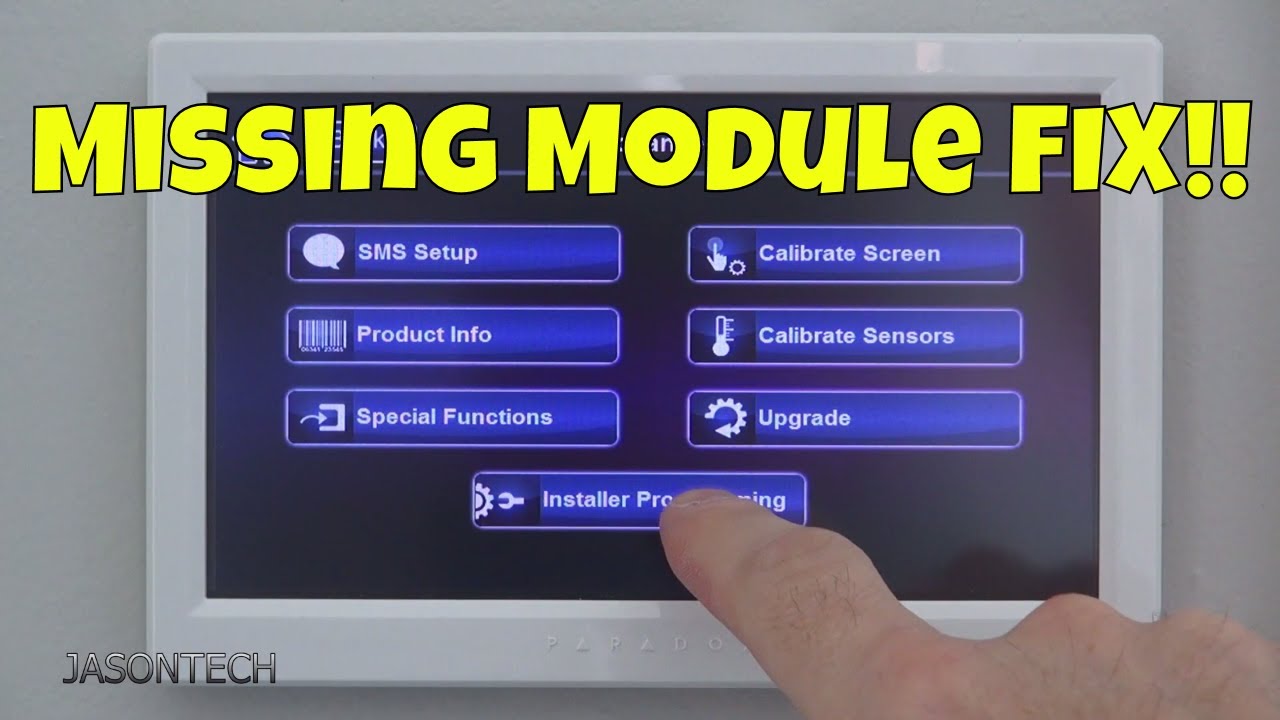 How to do a Module Scan on Paradox Alarm EVO48, EVO192, EVOHD, 3Ways ...