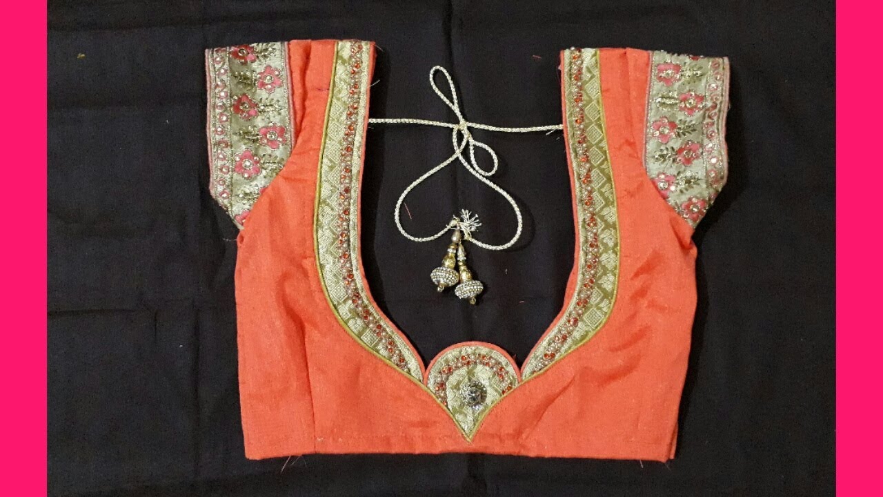 Easy design blouse cutting and stitching at home Tips And Tricks ...