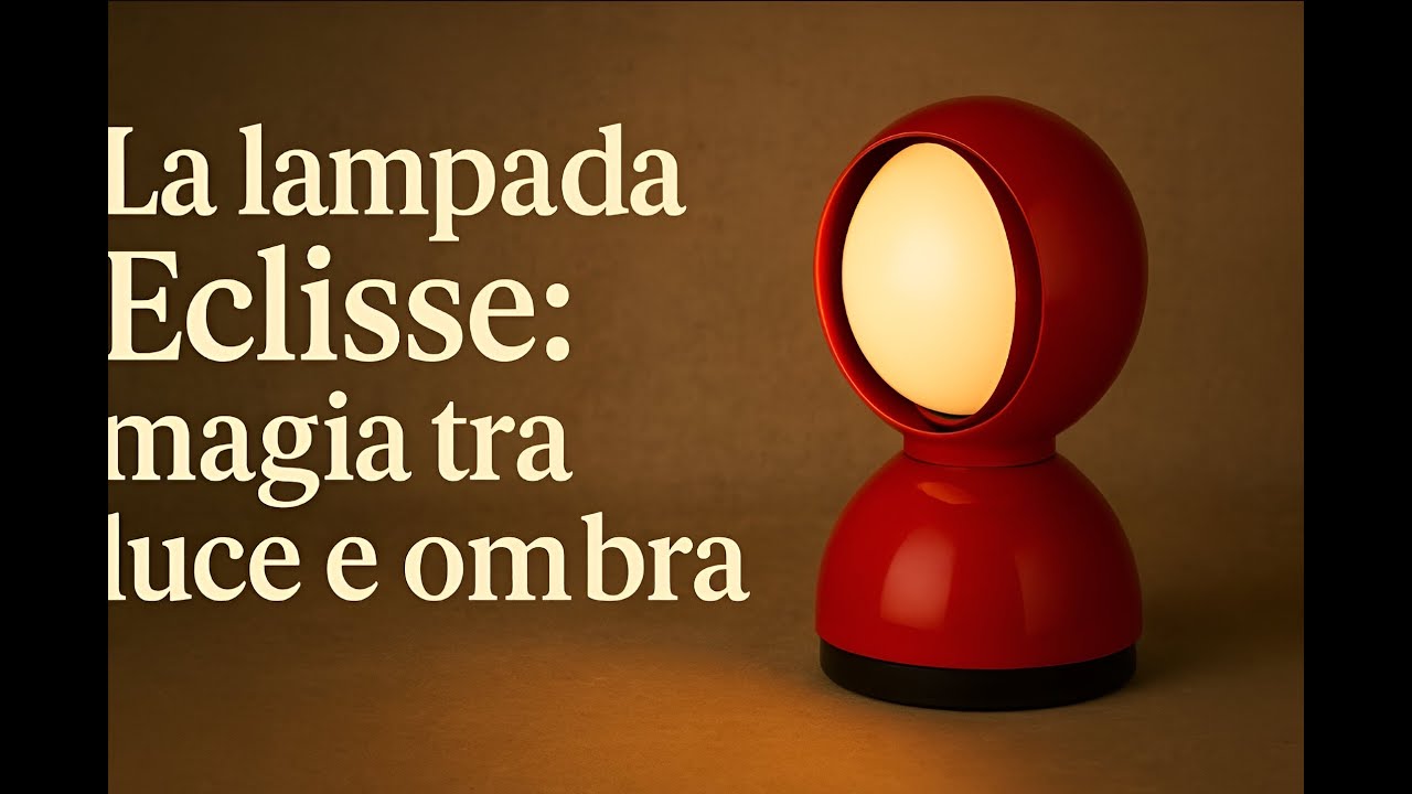 La lampada eclisse: magia tra luce ed ombra. - YouTube