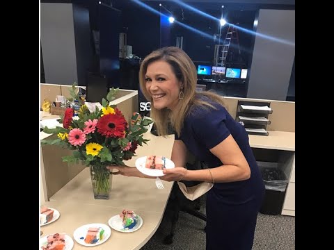 Happy 25 years at WPTV Shannon Cake - YouTube