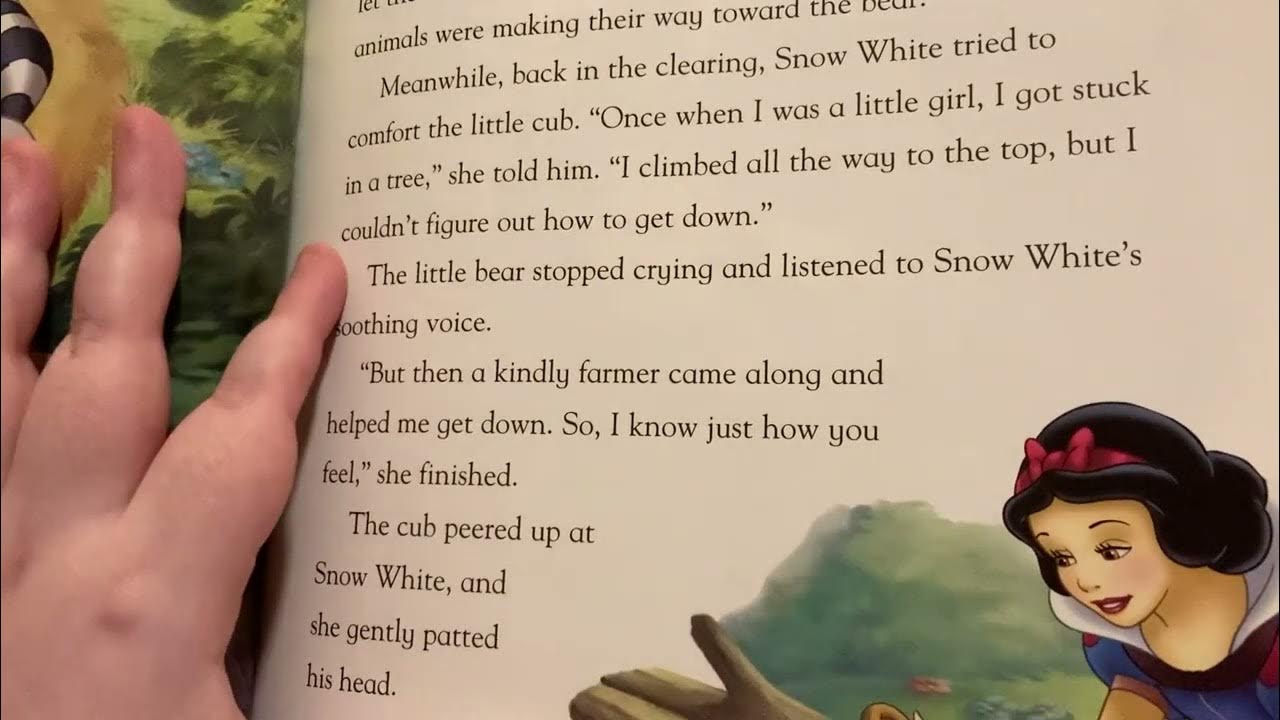Me Reading Snow White and the 7 Dwarfs: The Little Brown Bear - YouTube