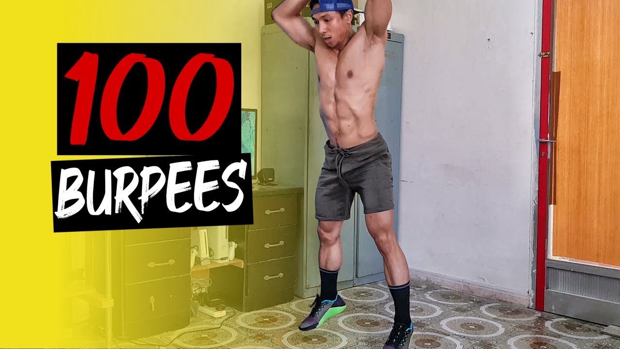 Challenge accepted! 100 burpees challenge. - YouTube