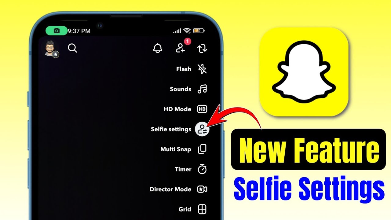 Snapchat New UPDATE: Selfie Settings feature kya hai | Snapchat Selfie ...