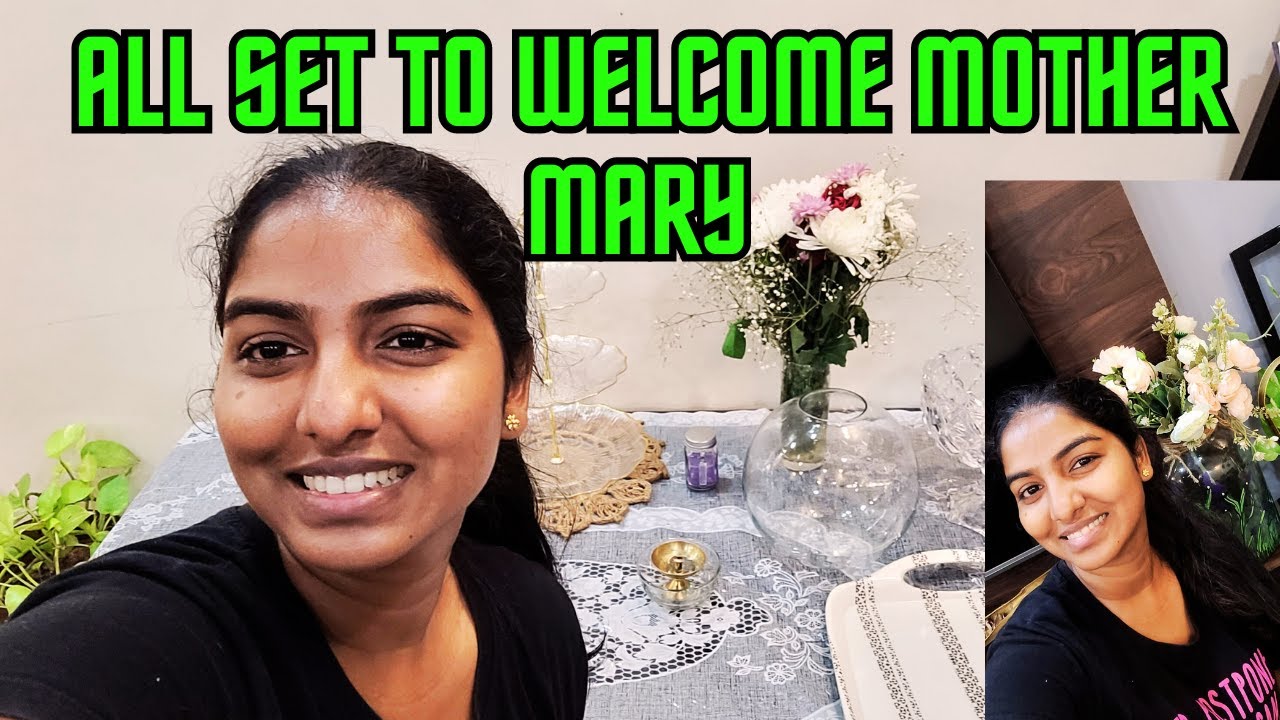 All Set To Welcome Mother Mary - YouTube