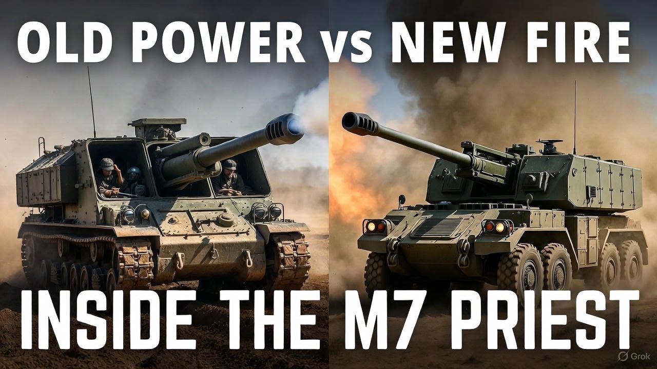 Inside the M7 Priest A Closer Look at a WWII Artillery Legend - YouTube
