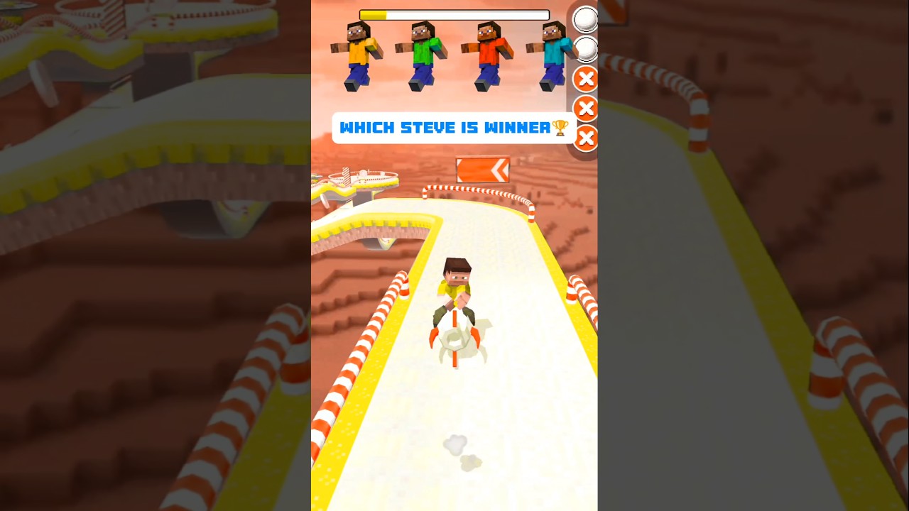 Which Minecraft Steve is Winner 🏆 #androidgames #minecraftmovie # ...